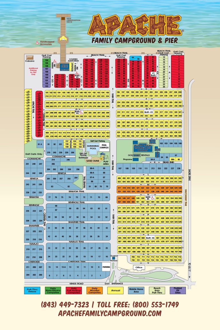 Campground Map – Apache Family Campground & Pier