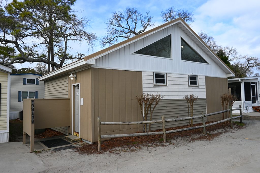 Comfort and Convenience: The Bath Houses of Apache Family Campground ...